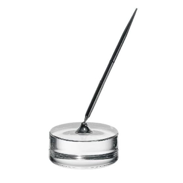 Orrefors Puck Crystal Pen Holder